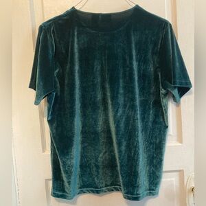Vintage | Tops | Vintage Jason Maxwell Teal Velvet Blouse | Poshmark